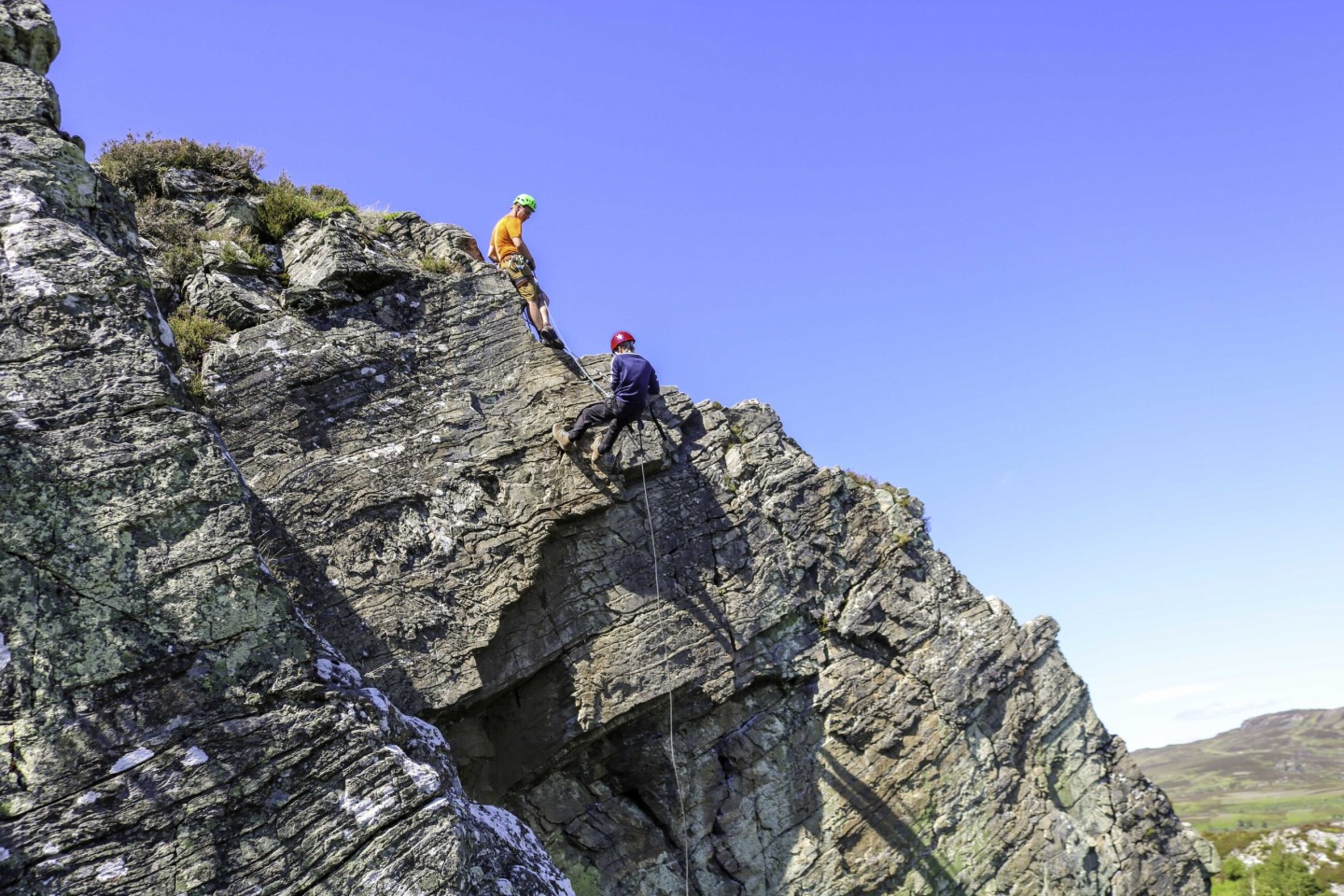 introduction to climbing & abseiling | VisitScotland